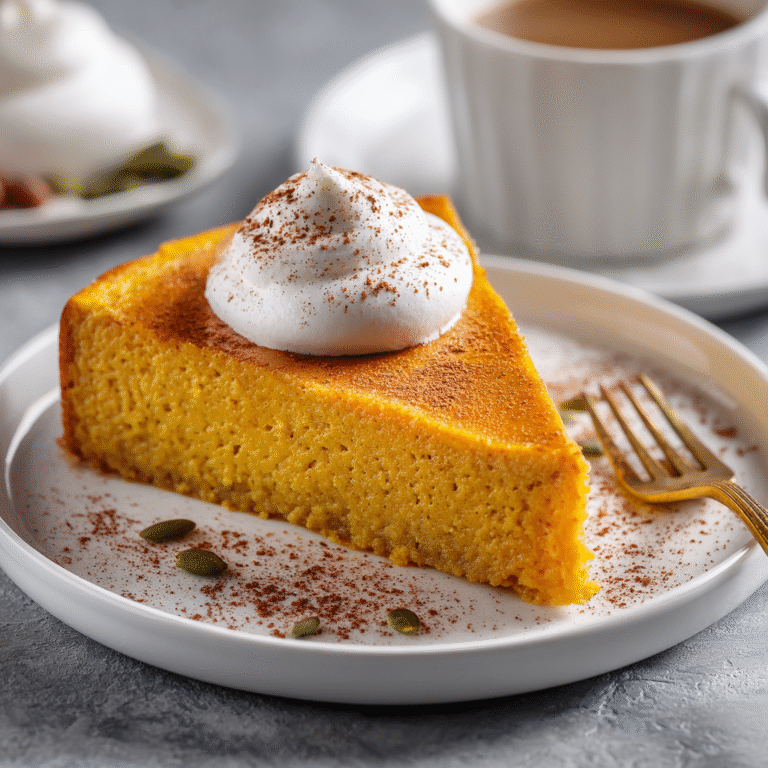 Crustless Pumpkin Pie – The Easiest Fall Dessert Ever!