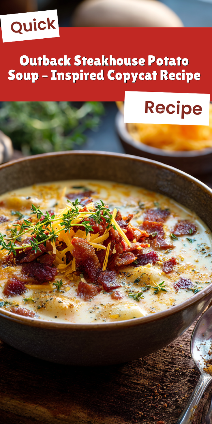 Outback Steakhouse Potato Soup – Inspired Copycat Recipe Recipe | Easy Step-by-Step Guide ...