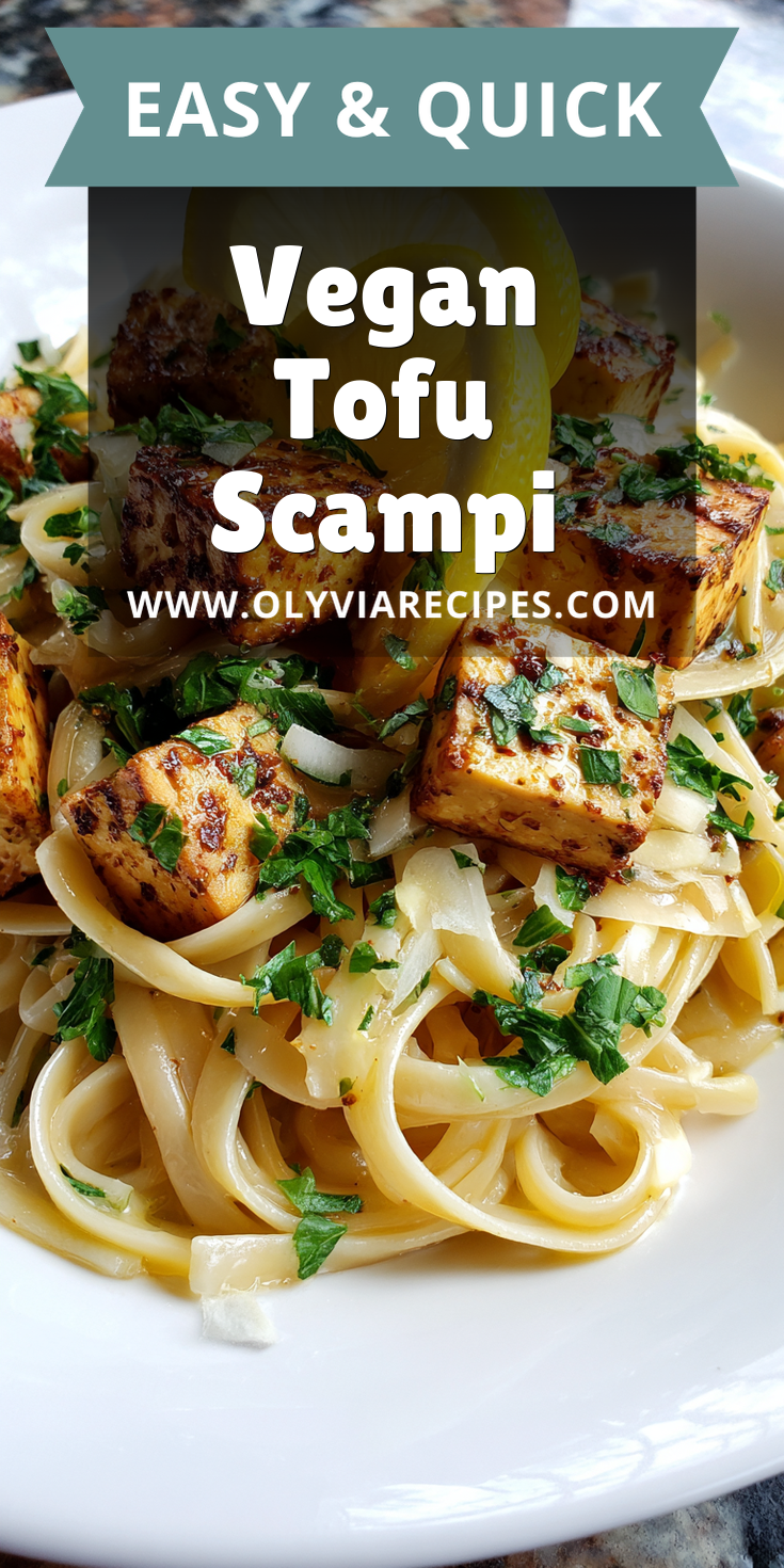 Vegan Tofu Scampi Recipe
